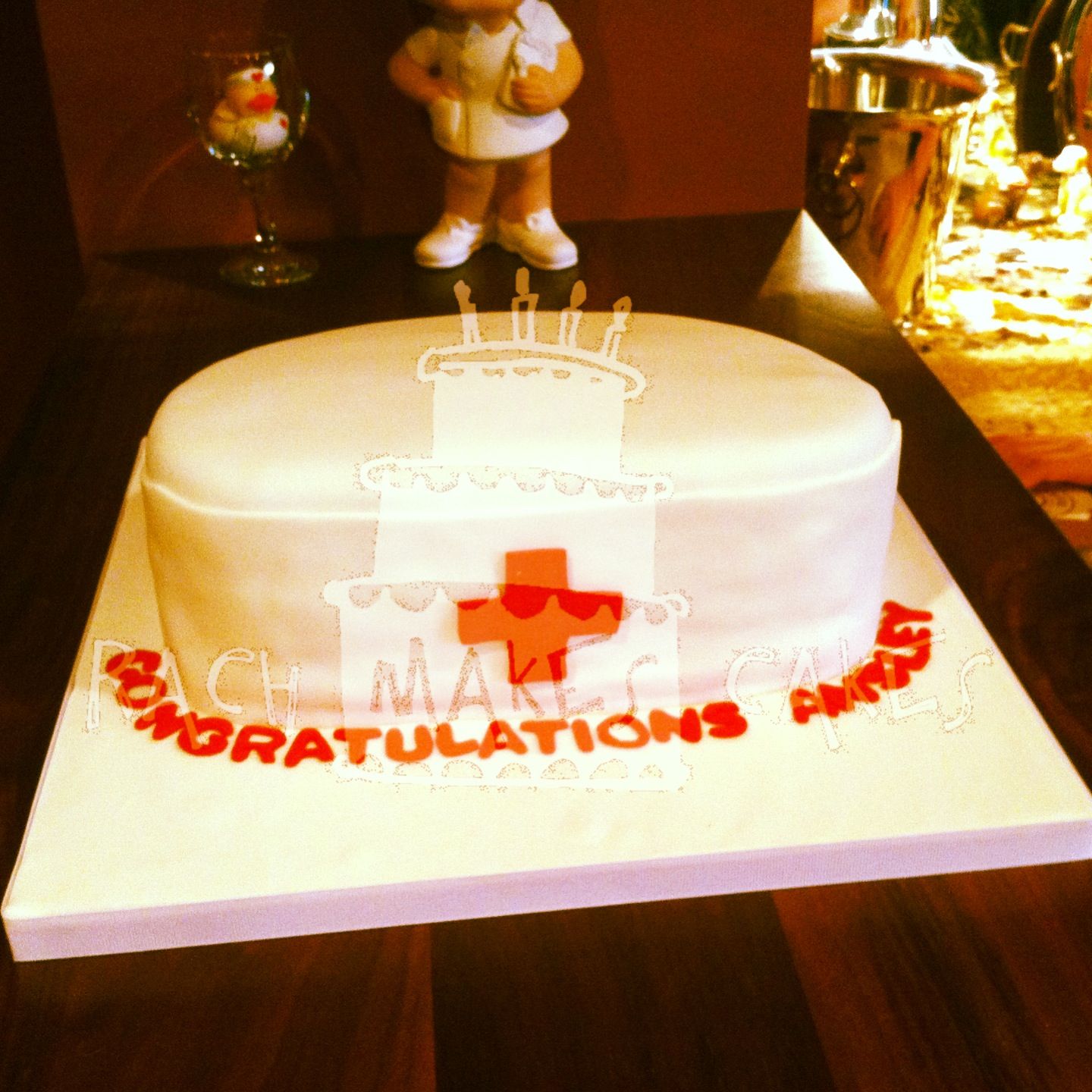 Vintage Nursing Cap Cake - Rach Makes Cakes