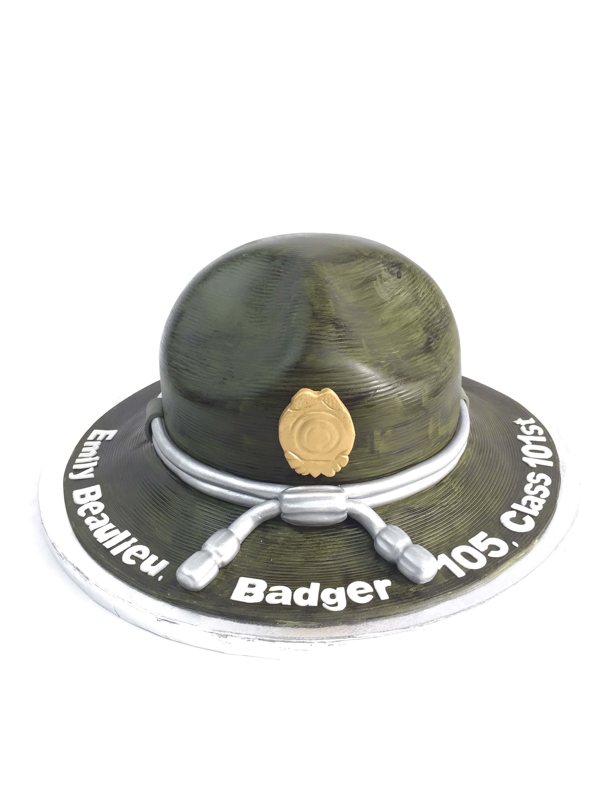 State Trooper Hat - Rach Makes Cakes