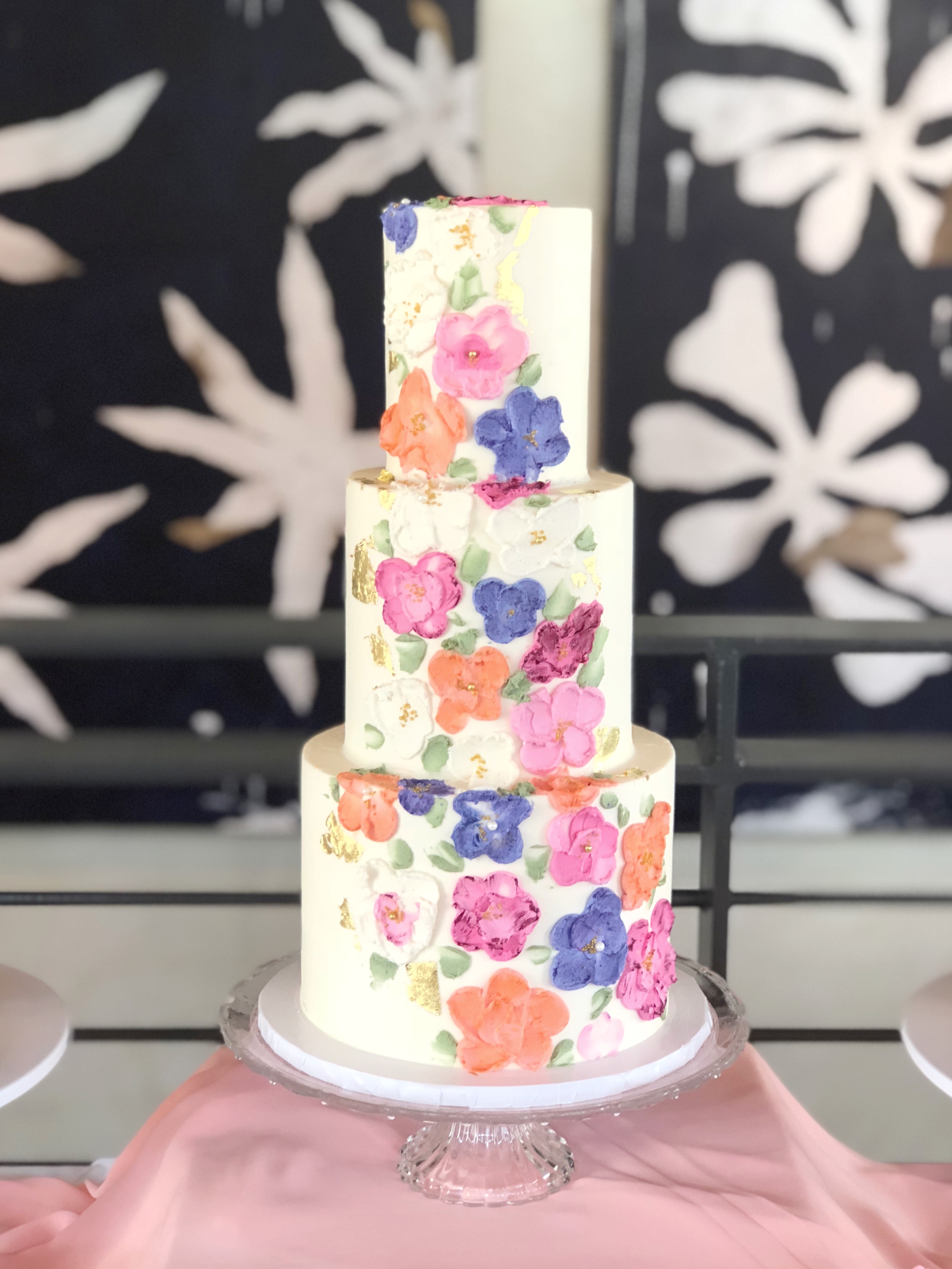Painted Buttercream Flowers - Rach Makes Cakes